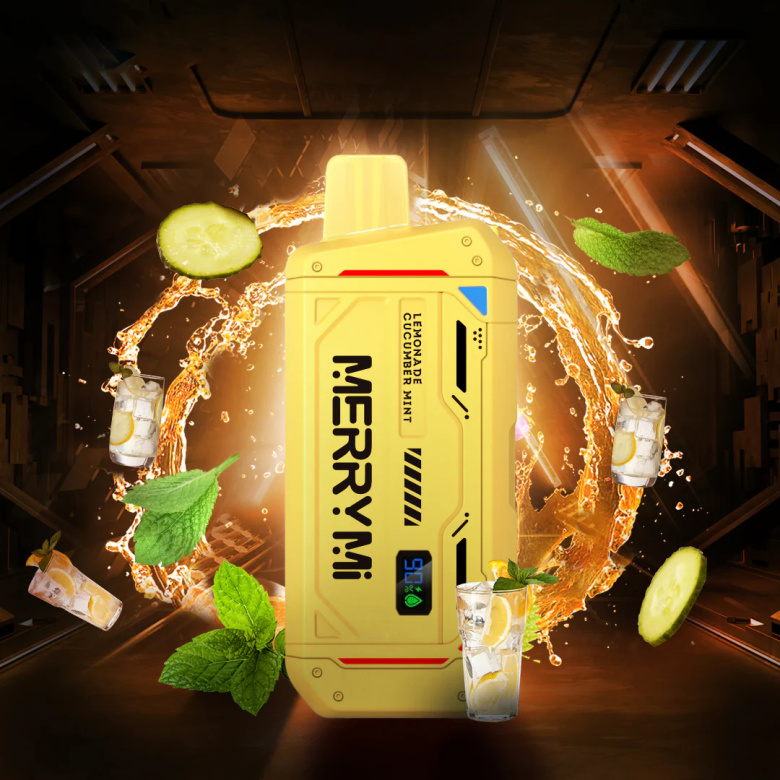 E-Papierosy MerryMi M-Mecha 16 000 Lemonade Cucumber Mint - MERRY MI