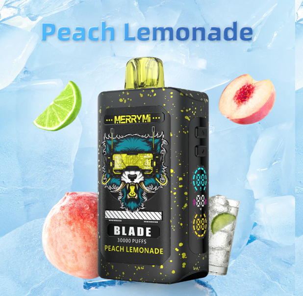 Merry Mi Blade Jednorazowy e-papieros 30000 Buchów o smaku Peach ...